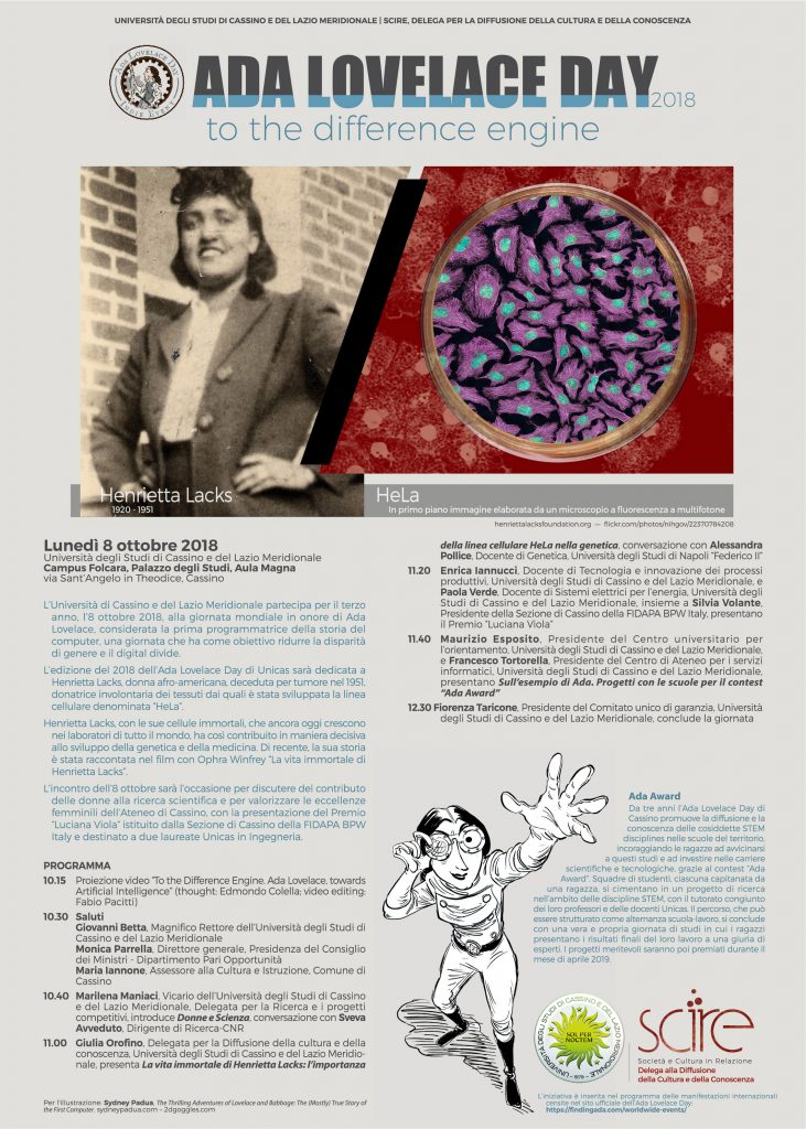 L’Ada Lovelace Day 2018 celebra la prima programmatrice della storia ...